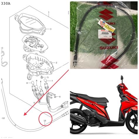 Jual Tali Kabel Speedometer Spidometer Suzuki Nex Ii Cable Assy Odo Speedometer Nex 2 Sgp