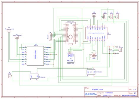 Stepper Clock Easyeda Open Source Hardware Lab