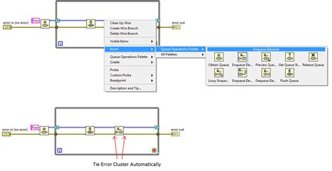 Tie Error Clusters Automatically On Insert Ni Community