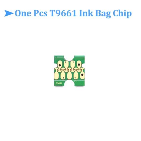 780ML/PCS T9661 XXL T9661XXL Pigment Ink Bag With Chip For Epson ...