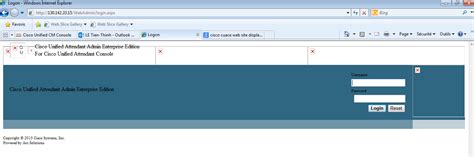 Cisco Unified Attendant Console Server Web Interface Issue Cisco Community