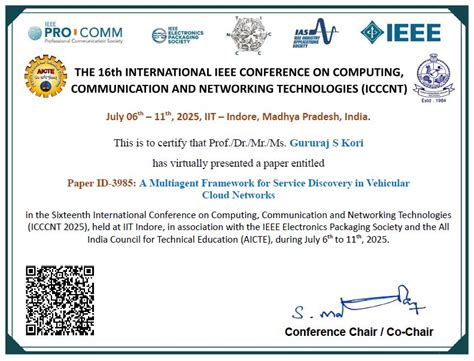 Excited To Share That I Recently Presented My Research Paper A