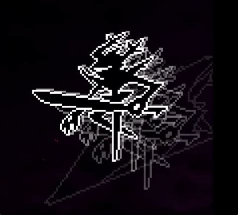 The Roaring Knight From Deltarune Pixel Art Knight Blackest Knight