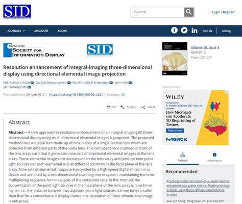 Super Resolution Enhancement Method Based On Generative Adversarial Network For Integral Imaging