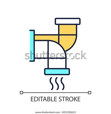 Ventilation Rgb Color Icon Ductwork Range Stock Vector Royalty Free 2451320615 Shutterstock