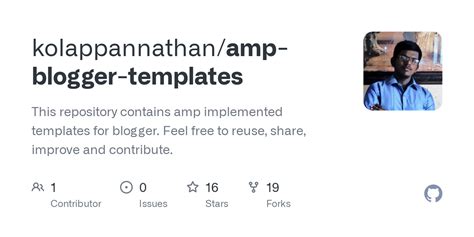Github Kolappannathanamp Blogger Templates This Repository Contains