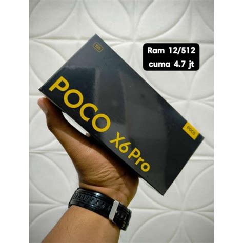 Jual POCCO X6 PRO 12 512gb Garansi Resmi Shopee Indonesia