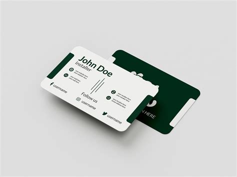Business Card Design Behance