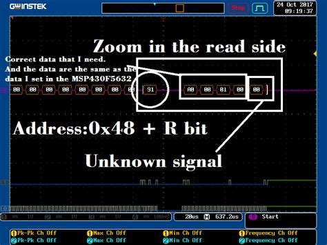 compiler msp430f5632 why is there an unknown error while i2c connection msp low power