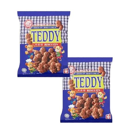 Cap Ping Pong Teddy Chocolate Biscuits 120g Lazada