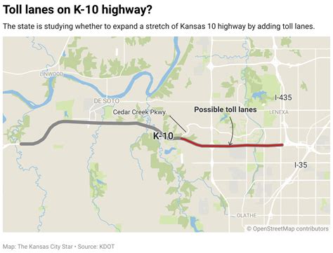 Kansas Considers Express Toll Lanes On Johnson Countys K 10 Kansas