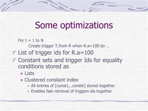 Ppt Triggerman Scalable Trigger Processing System For Database Systems Powerpoint