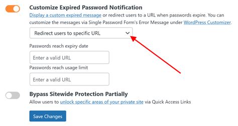 Customize Expired Password Error Message Password Protect Wordpress Pro