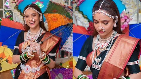 Ankita Lokhande Is A Perfect Marathi Mulgi As She Celebrates Her First