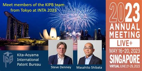 Kipb Japan At Inta´s 2023 Annual Meeting In Singapore