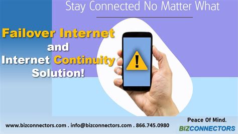 Reliable Internet Failover Solutions For Business Continuity Bizconnectors