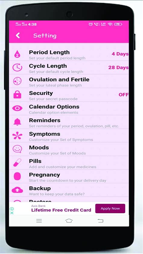 Angle Period Tracker Calendar Apk For Android Download