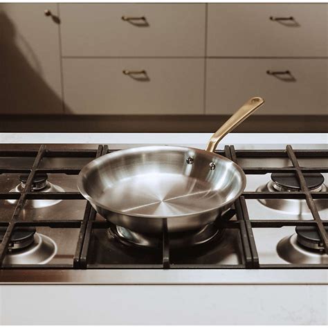 Made In Stainless Clad 8 Fry Pan With Antique Brass Hardware Reviews