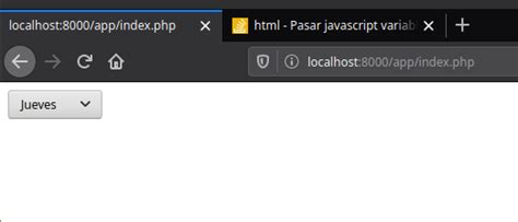 Html Pasar Javascript Variable A Php Stack Overflow En Espa Ol