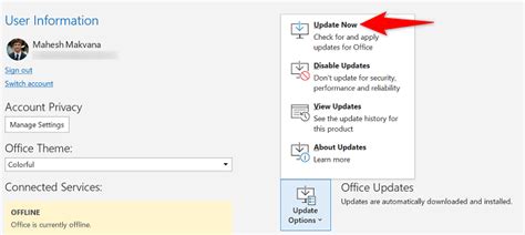 How To Update Microsoft Outlook