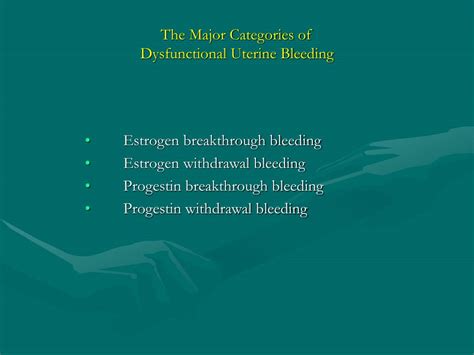 PPT DYSFUNCTIONAL UTERINE BLEEDING PowerPoint Presentation Free Download ID 279143