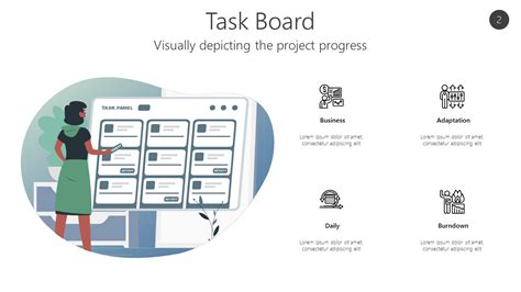 Four Phase Project Implementation Powerpoint Template Free Download