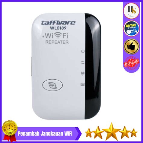 Cod Taffware Wireless N Wifi Repeater Mbps Penguat Jaringan Sinyal Internet Wifi Di Rumah