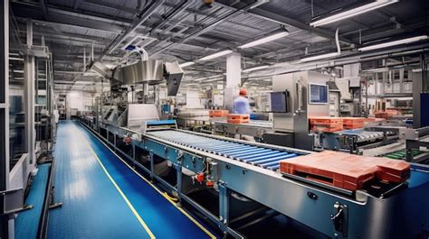 Premium Photo Assembly Process Electronics Factory