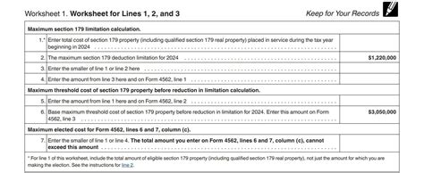 Irs Form 4562 Instructions Depreciation And Amortization