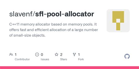 Github Slavenfsfl Pool Allocator C11 Memory Allocator Based On Memory Pools It Offers