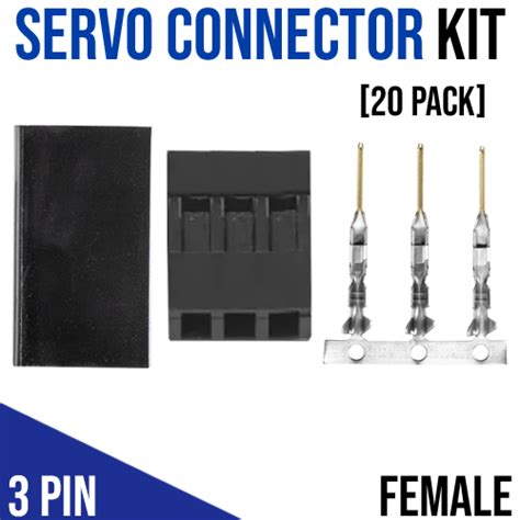 Servo Female Connector Kit 20 Pack