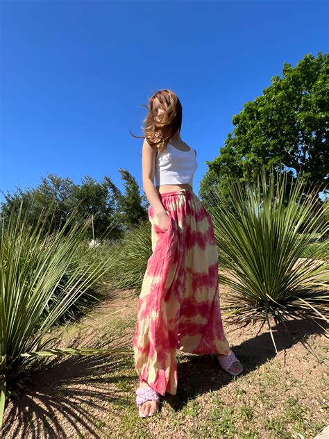 Summer Tie Dye Wide Leg Pants Jade Tie Dye Pants For Sale Coco De Chom