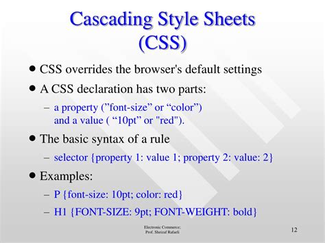Ppt Dynamic Html And Cascading Style Sheets Css Powerpoint