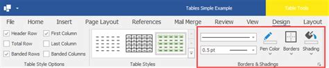 Tables In Rich Text Documents WinForms Controls DevExpress Documentation