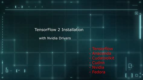Tensorflow 2 Development Environment W Nvidia Driver Installation Youtube