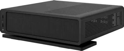 Fractal Design Ridge Black Mini Itx Slim Small Form Factor Console Pc Case With Pcie 4 0 Riser