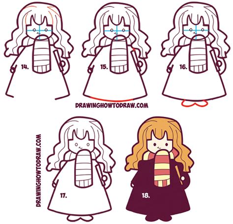 Cartoon Hermione Granger Cartoon Harry Potter Drawing Easy Coloring Pages