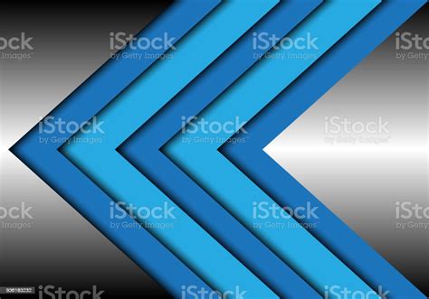 금속 디자인 현대 미래 배경 벡터 일러스트 레이 션에 추상 블루 톤 화살표 겹칩니다 0명에 대한 스톡 벡터 아트 및 기타 이미지 0명 강철 개념 Istock