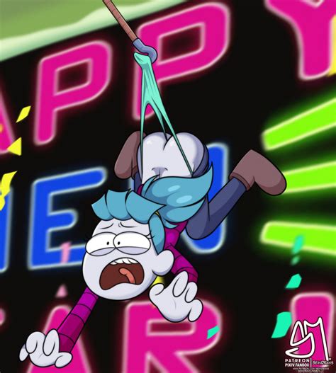 Rule 34 Anthro Ass Big City Greens Blue Hair Falling Female Female