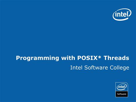 Ppt Programming With Posix Threads Powerpoint Presentation Free Download Id3290741