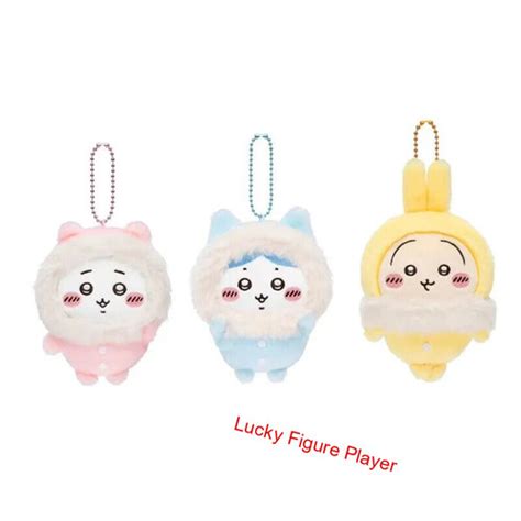 Chiikawa Hachiware Usagi Winter Pajamas Series 10cm Plush Doll Cute