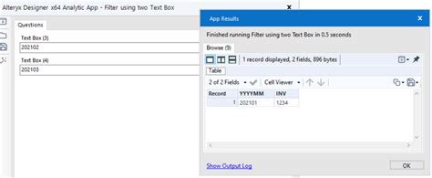 Solved Filter Using Two Text Box Fields Alteryx Community