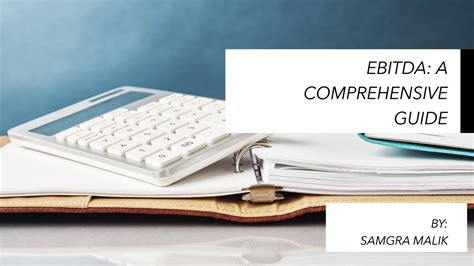 Understanding Ebitda A Comprehensive Guide