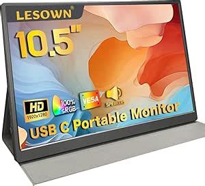 Lesown 105 Inch Usb Type C Widescreen Portable Gaming