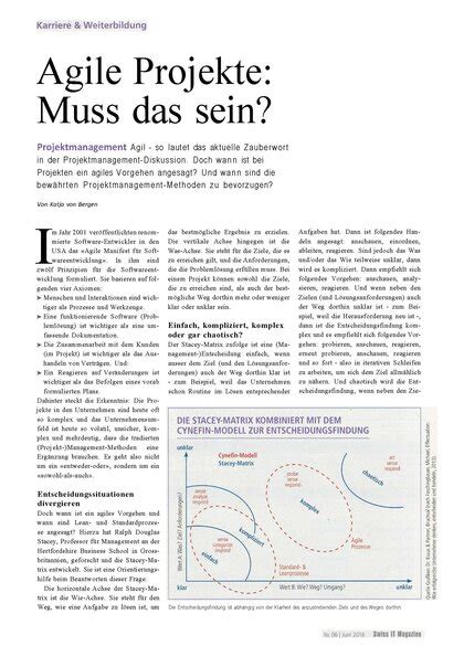 Agilität Agile Projekte Beratung agiles Projektmanagement