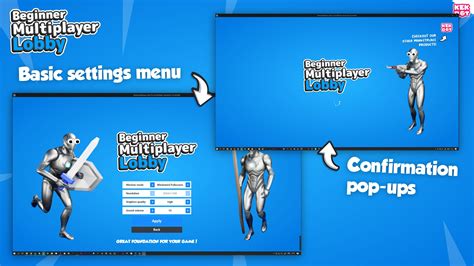 Beginner Multiplayer Lobby Blueprint Template By Kekdot In
