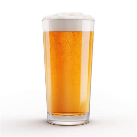 Premium Ai Image Pale Ale Glass Mockup 3d Rendering Of A Refreshing Beer