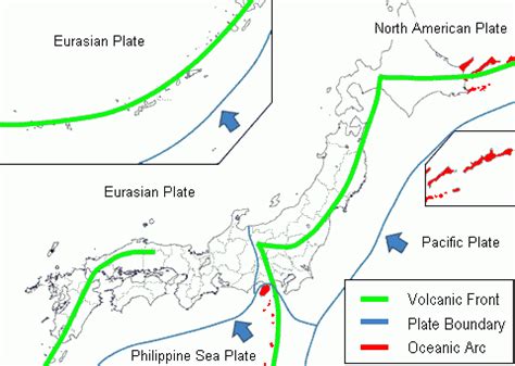 Volcanic Island Arc Map Central American Volcanoes Offer Clues To