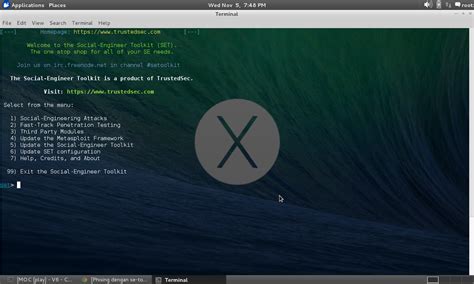 Phising Dengan Se Toolkit Di Kali Linux W
