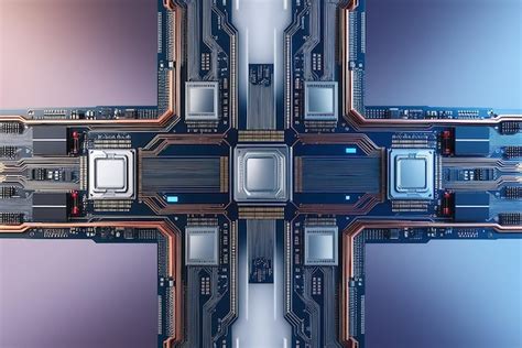 Circuit Board Technology Background Central Computer Processors Cpu Concept Motherboard Digital